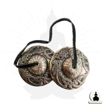 Bronze Tibetan Tingsha Cymbals | Dragon | 3 Sizes available